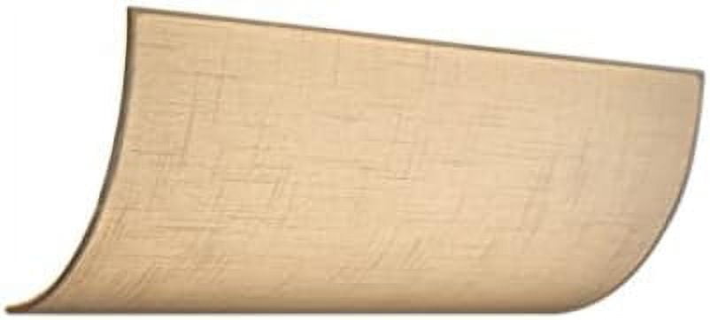 Moderne Vanity Light Cover Conversion Kit, 20"W White Textured Fabric ...