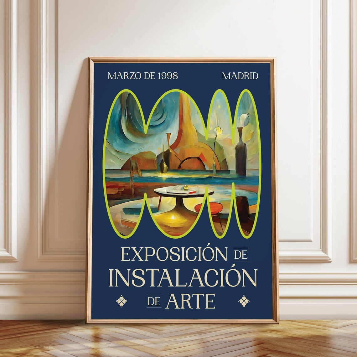 Modernism Exhibition Poster: 1998 Iconic Art Installation Highlights ...