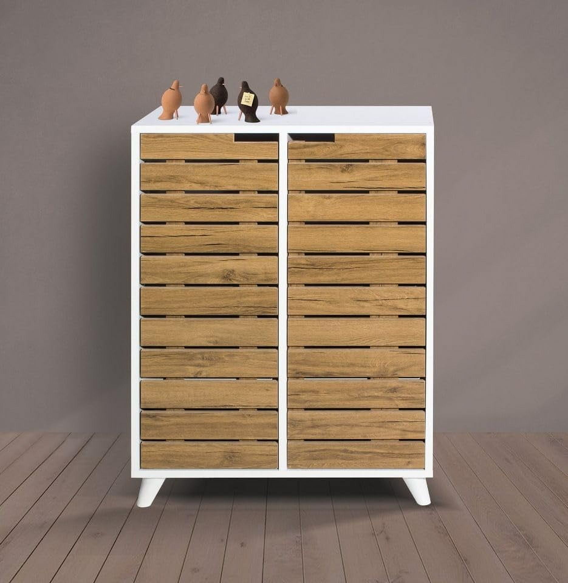 Modernist Multi-Functional Foyer Shoe Cabinet, 8 Tier Rack Organizer ...