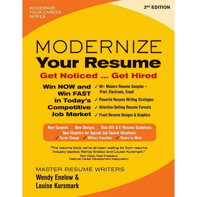 Modernize Your Resume: Get Noticed...Get Hired (Paperback) - Walmart.com