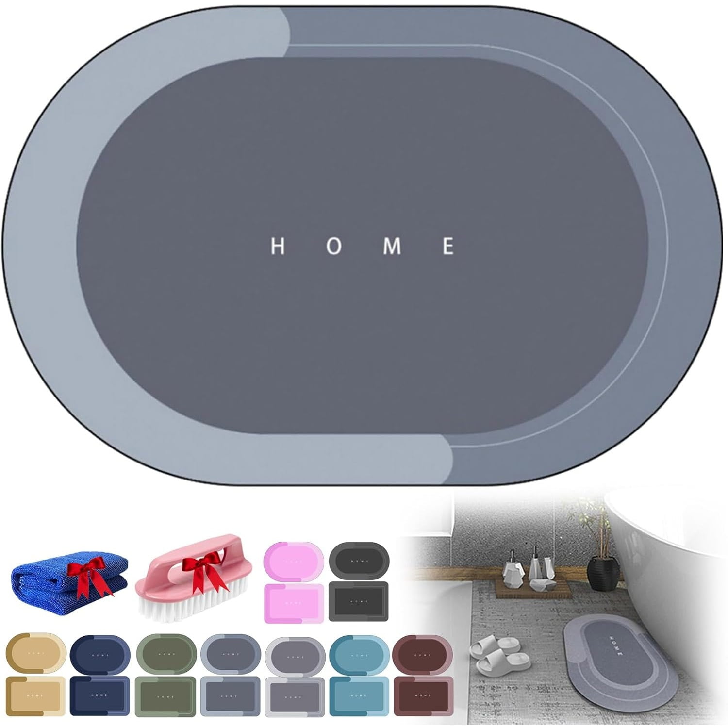 Modernized Bath Mat, Modernized Magic Mat Bathroom, Bathroom Mat Quick ...