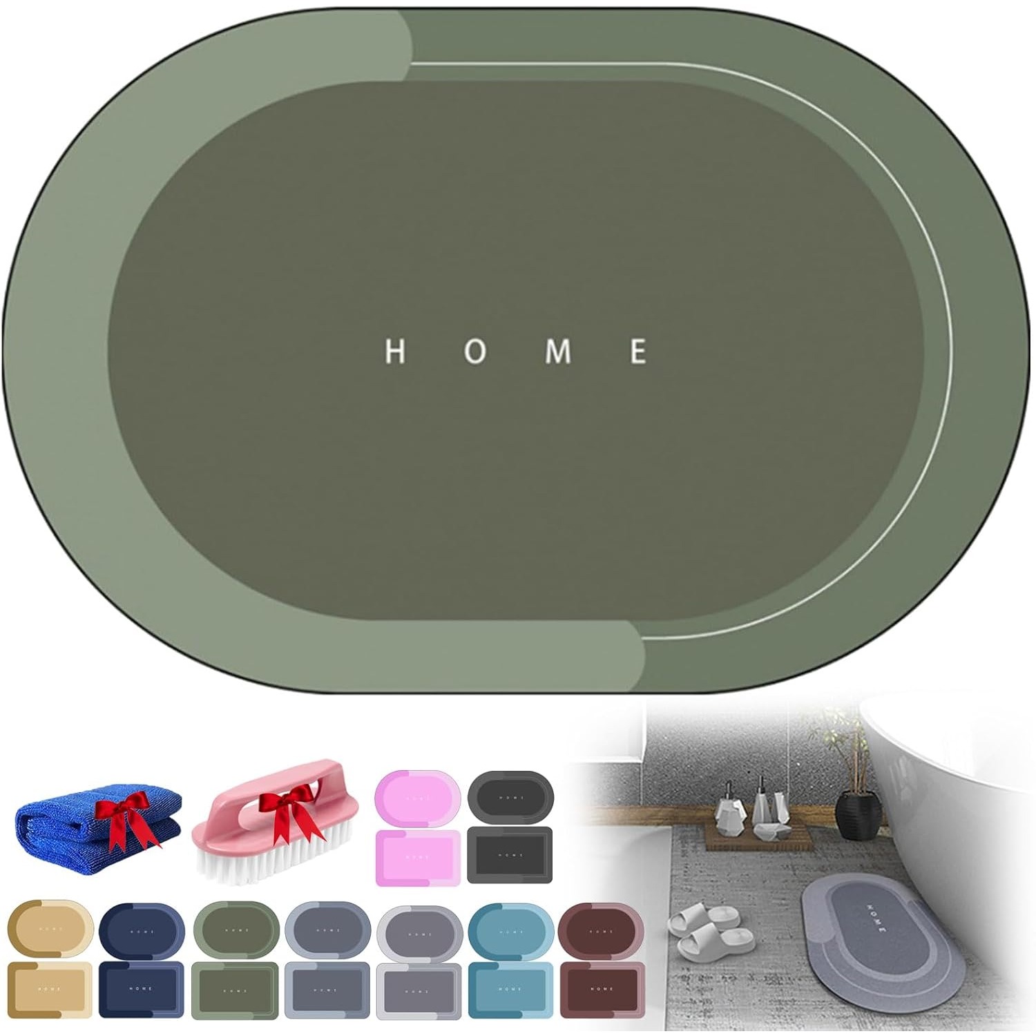 Modernized Bath Mat, Modernized Magic Mat Bathroom, Bathroom Mat Quick ...