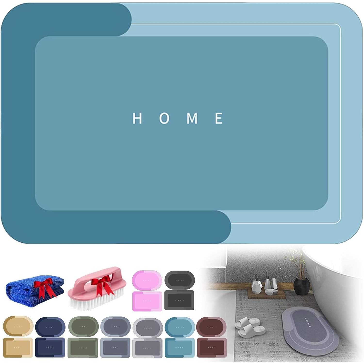 Modernized Bath Mat, Modernized Magic Mat Bathroom, Bathroom Mat Quick ...