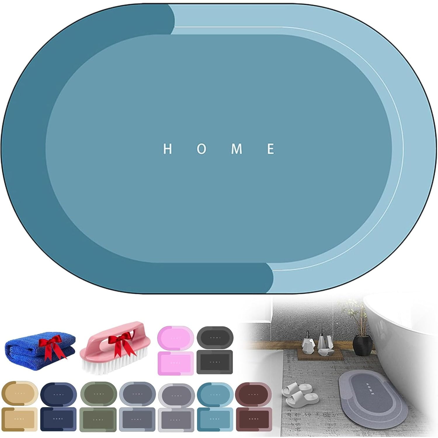 Modernized Bath Mat, Modernized Magic Mat Bathroom, Bathroom Mat Quick ...