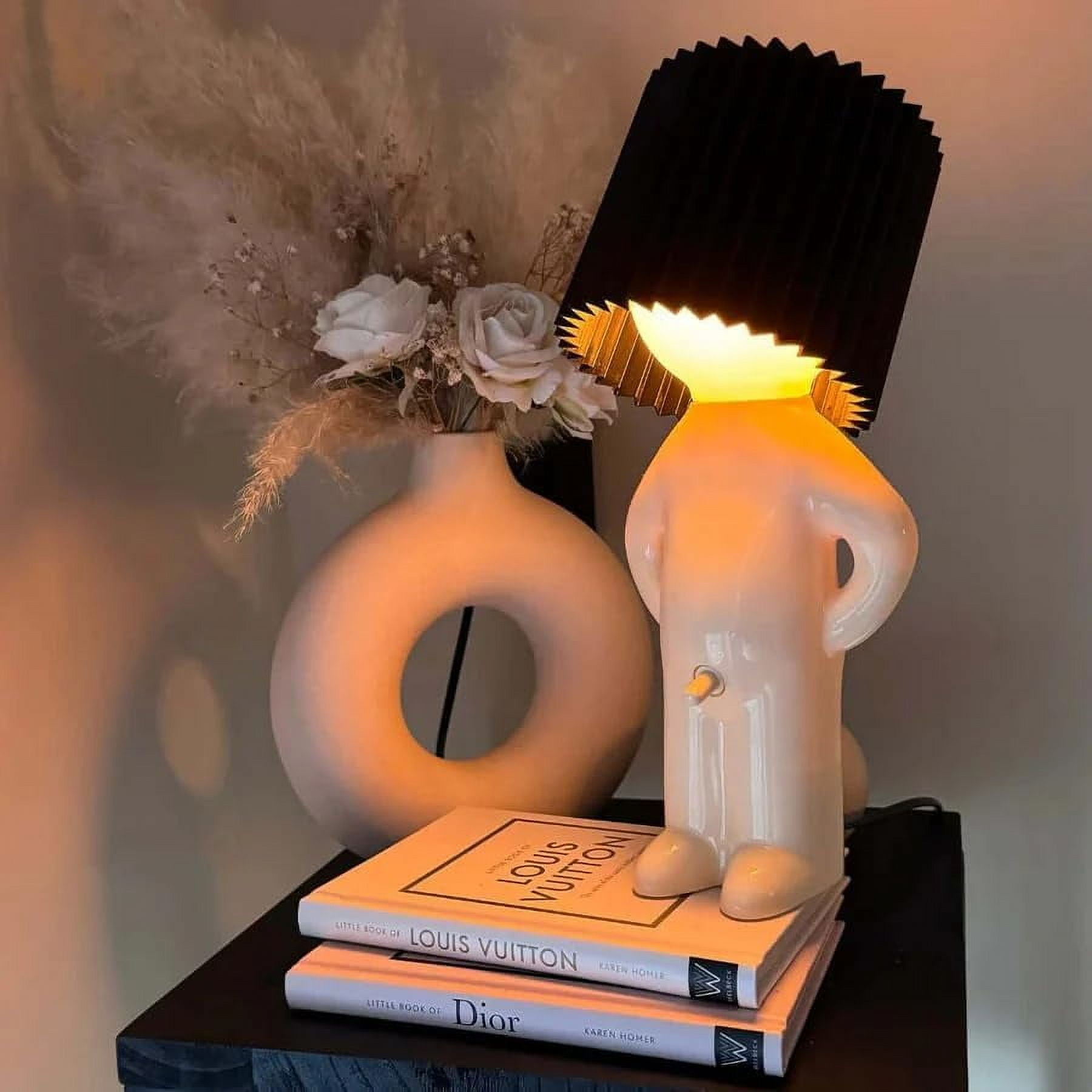 Modest Mike Lamp, Little Shy Man Lamp, Shy Boy Lamp, Shy Boy Table Lamp ...