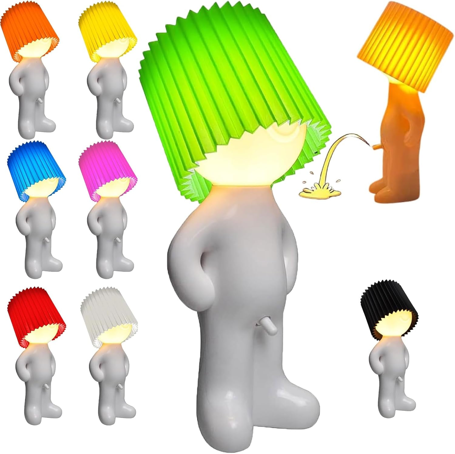 Modest Mike Lamp, Little Shy Man Lamp, Shy Boy Lamp, Shy Boy Table Lamp ...