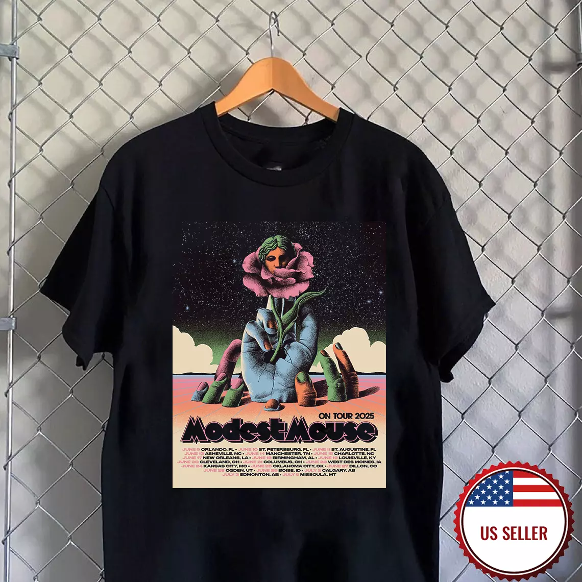 Modest Mouse Band 2025 summer tour T-Shirt Full Size - Walmart.com