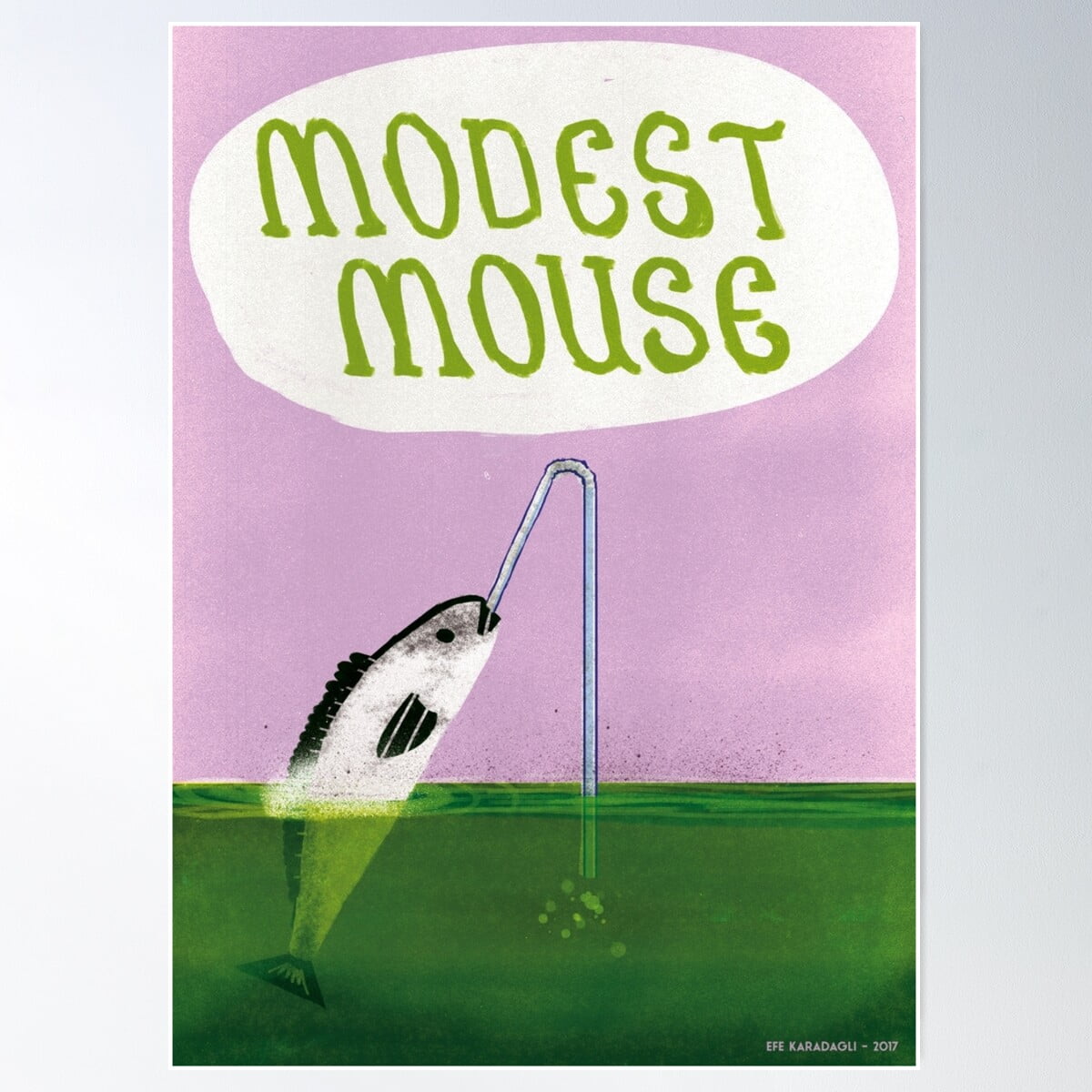 Modest Mouse Poster Wall Art, Modern Wall Decor For Living Room Bedroom ...