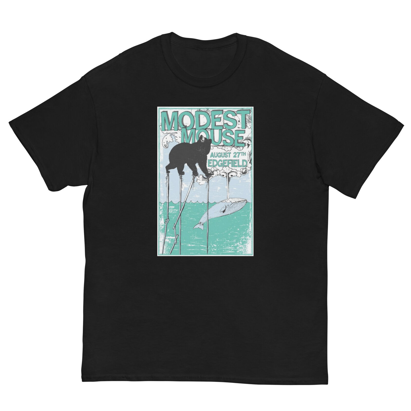 Modest Mouse - Retro Tour Poster - Classic tee - Walmart.com