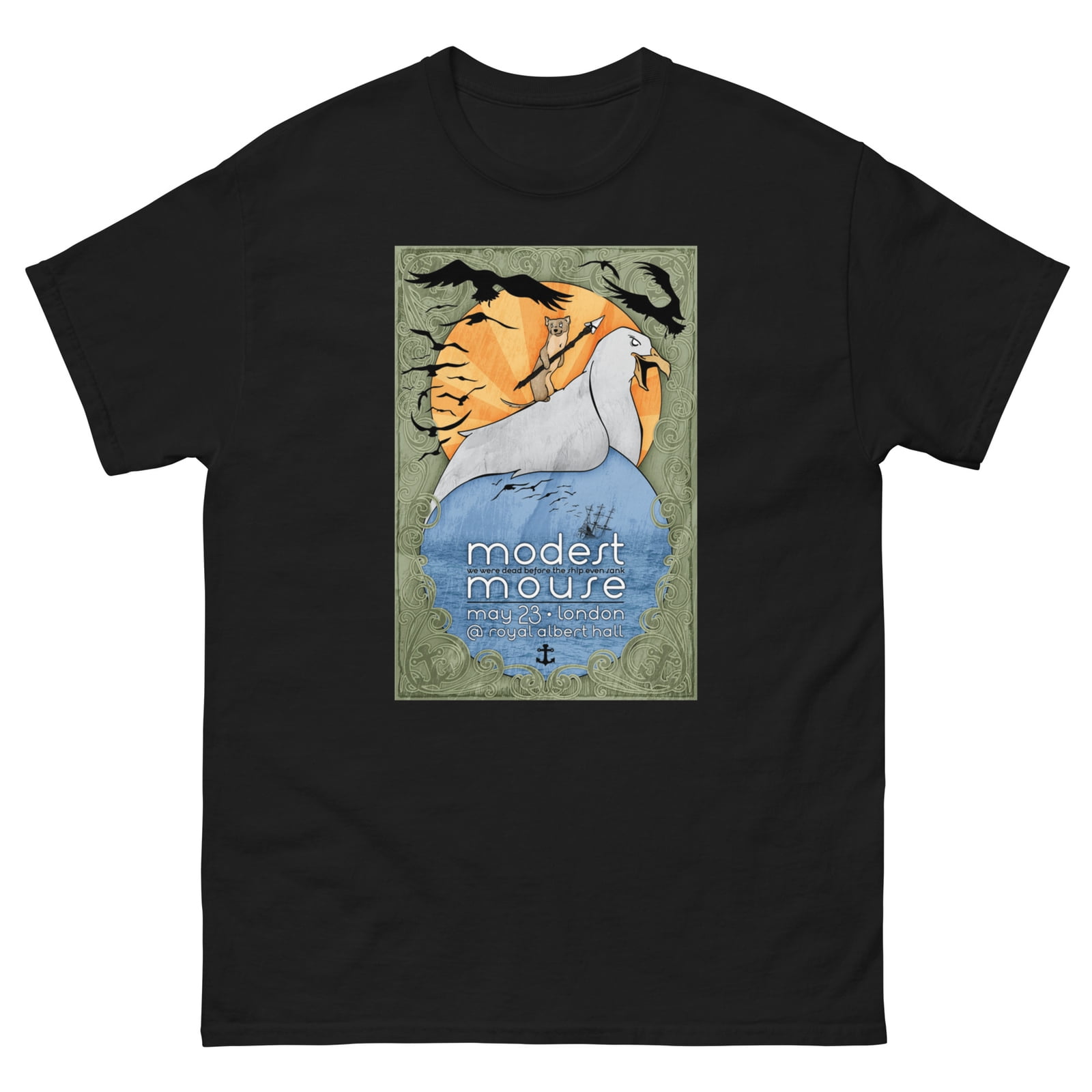 Modest Mouse - Tour Poster - London England - Classic tee - Walmart.com