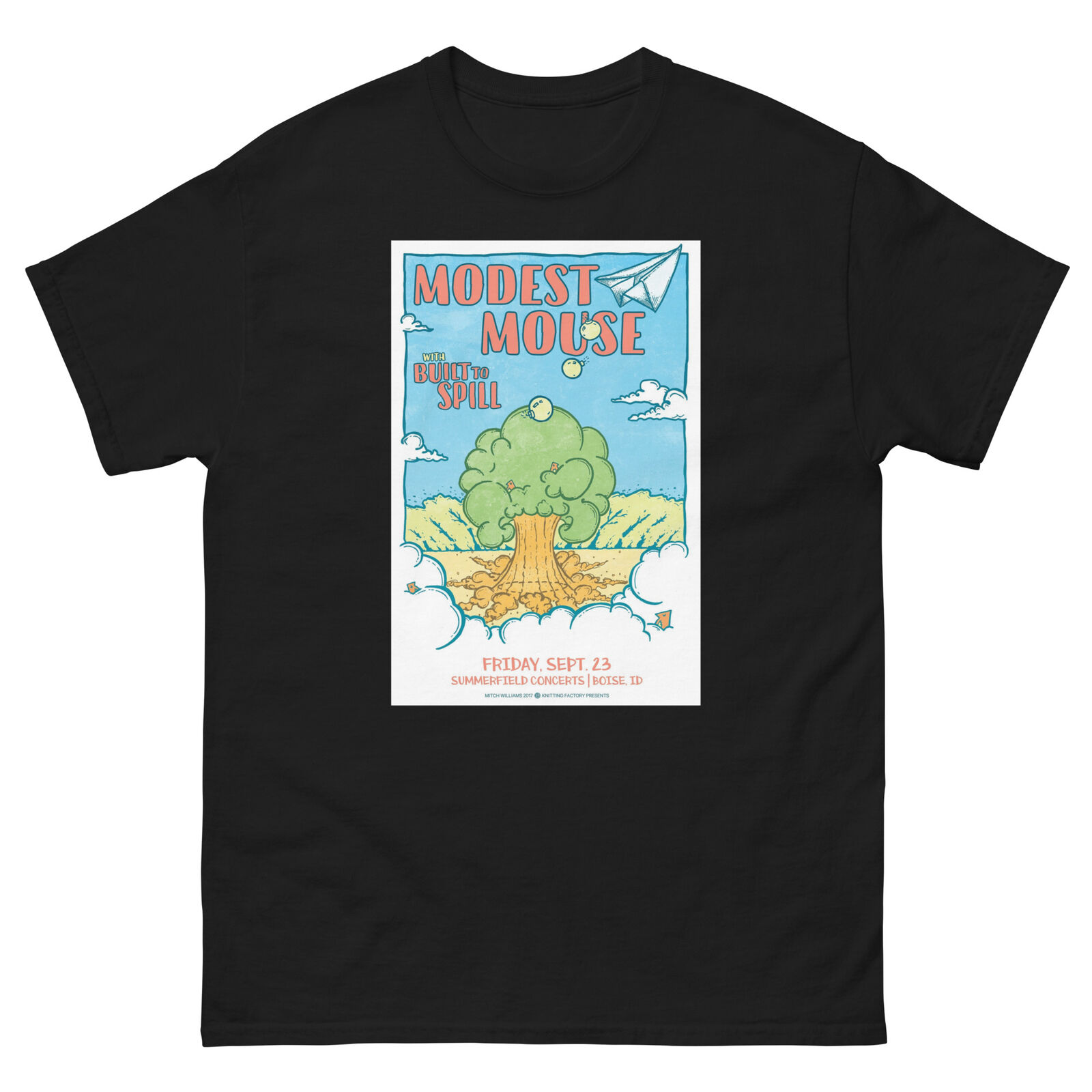Modest Mouse Tour Poster W/ Built To Spill - Idaho Classic tee ...