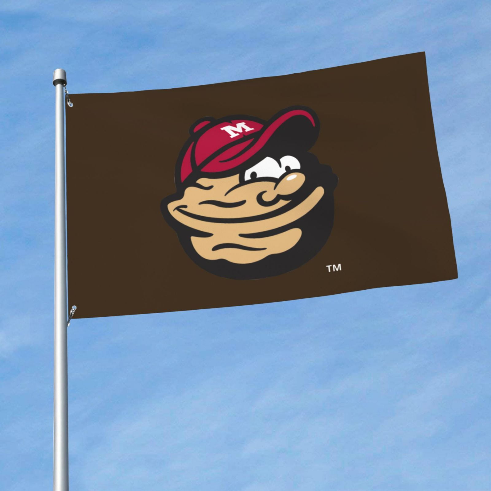 Modesto Nuts Flag 3x5 Outdoor ,Sewn Stripes, Stronger Brass Grommets ...