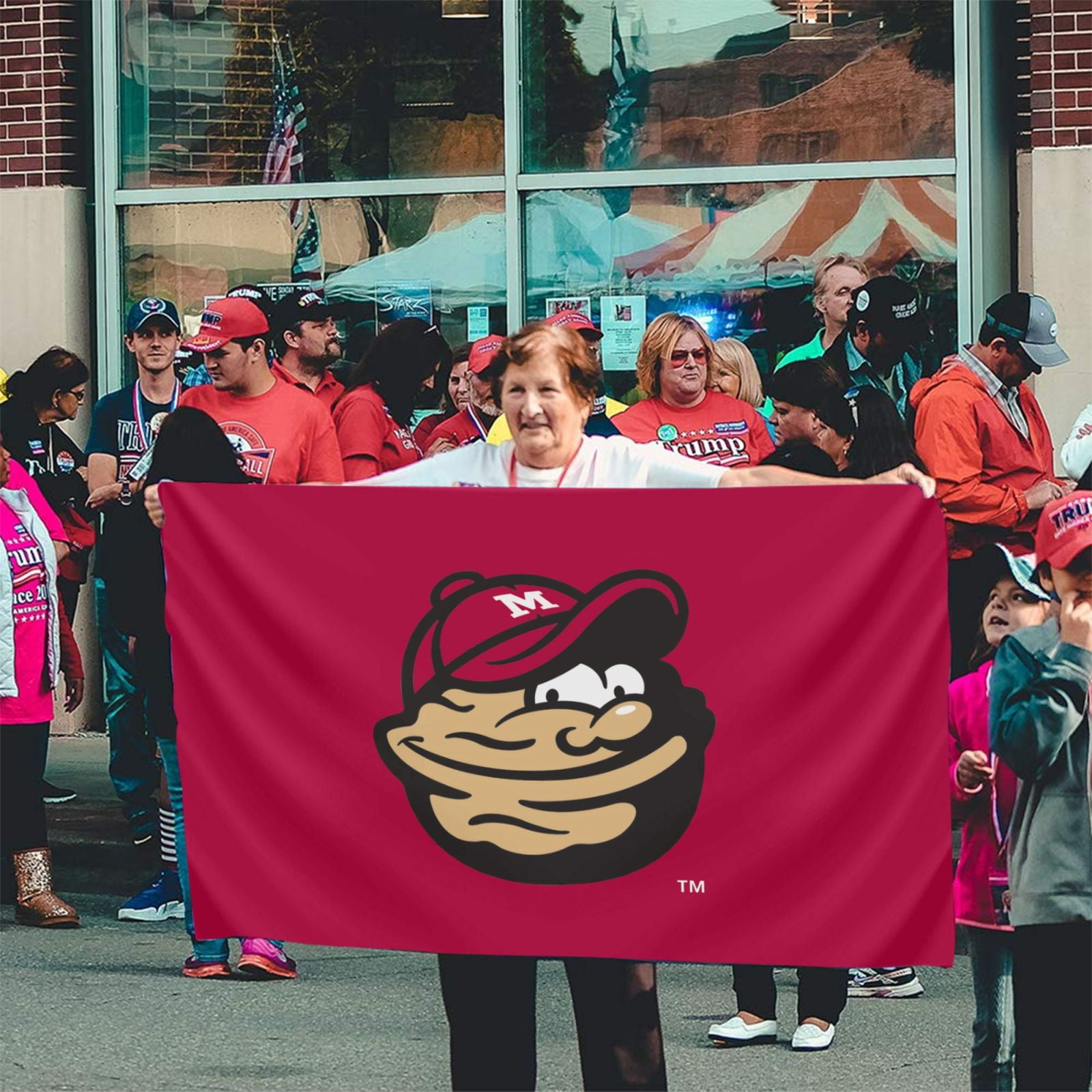 Modesto Nuts Flag 3x5ft, Home Garden Flag, Suitable For Indoor Or ...