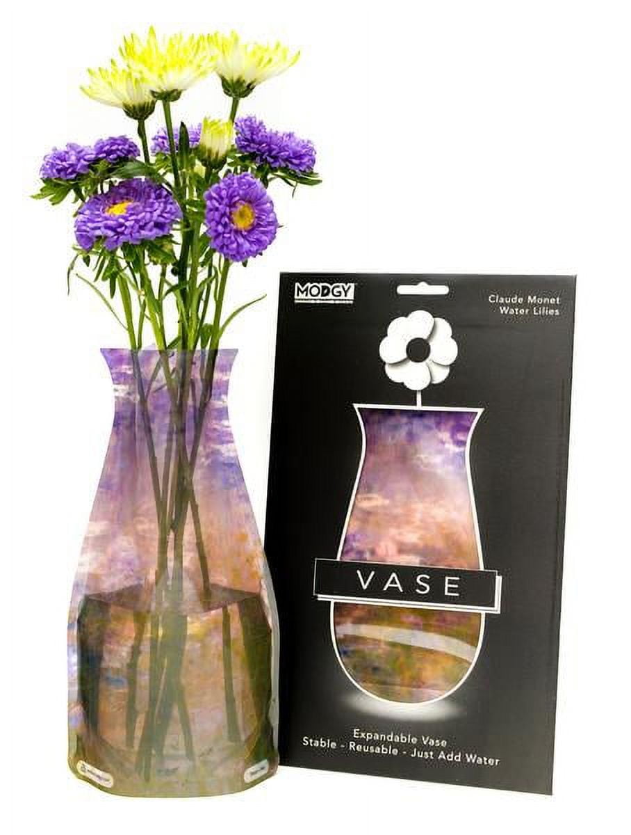 Modgy Collapsible & Expandable Vase, Claude Monet, Water Lilies ...