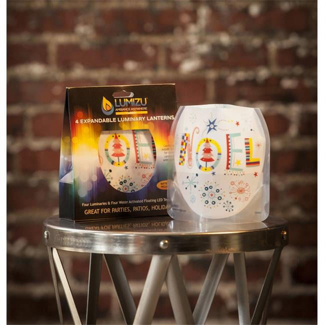 Modgy LUM3012 Lumizu Expandable Luminary Lantern Flakey - Walmart.com