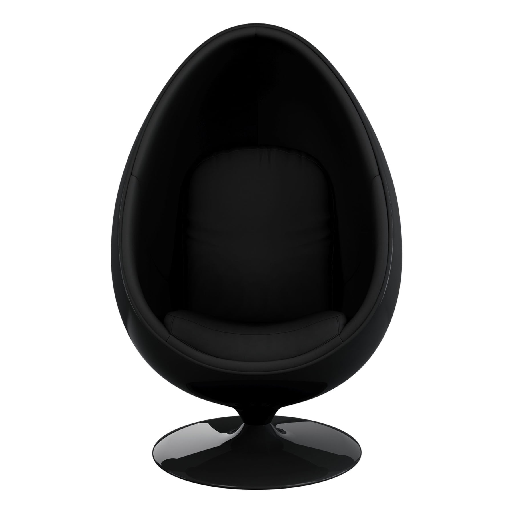 Modholic Easter Egg Chair, Black & Black - Walmart.com