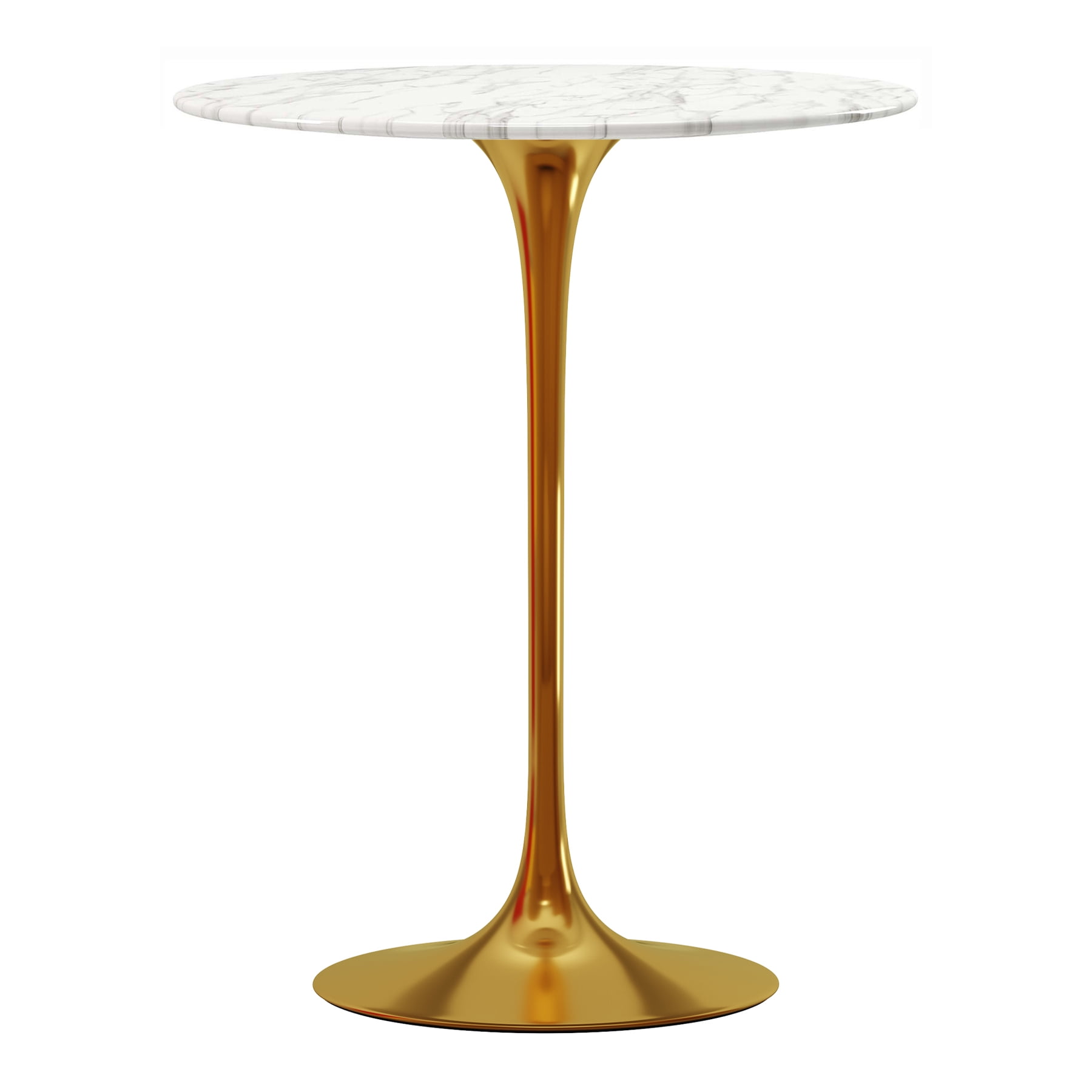 Modholic Tulip Marble Bar Table, 32" Round - Walmart.com