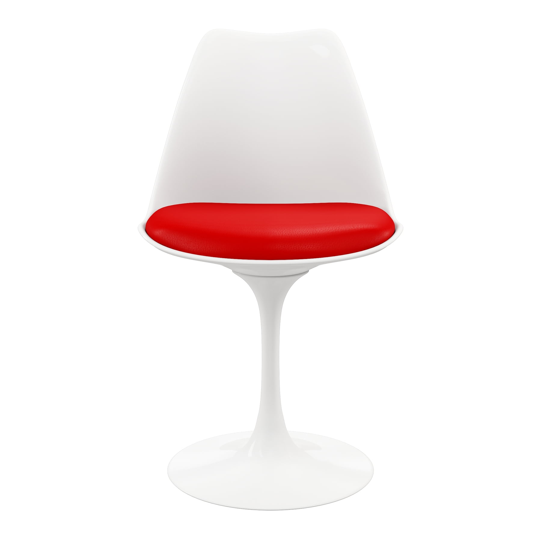Modholic Tulip Swivel Side Chair, Red - Walmart.com