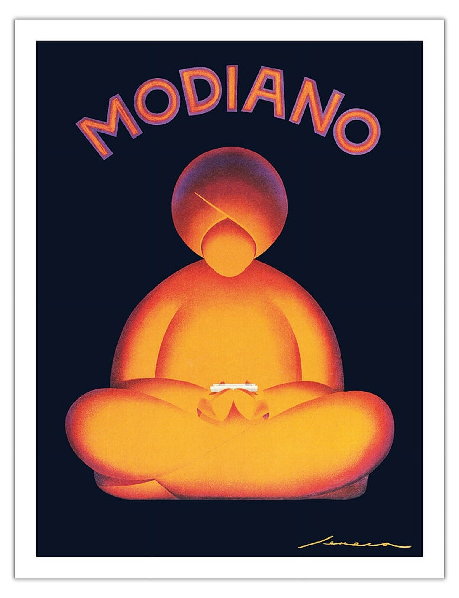 Modiano Cigarette Papers - Pasha Figure Meditating - Vintage ...