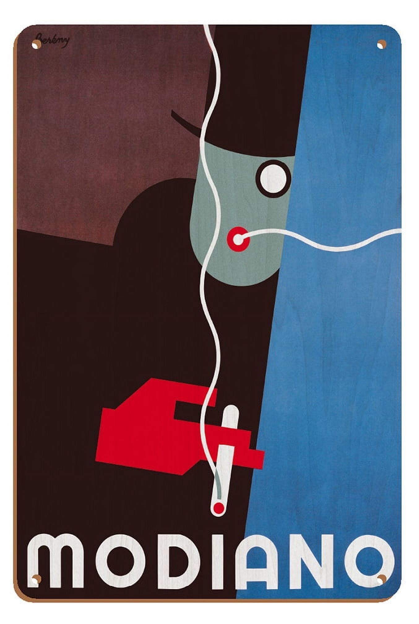 Modiano - Italian Cigarette Rolling Papers - Vintage Advertising Poster ...