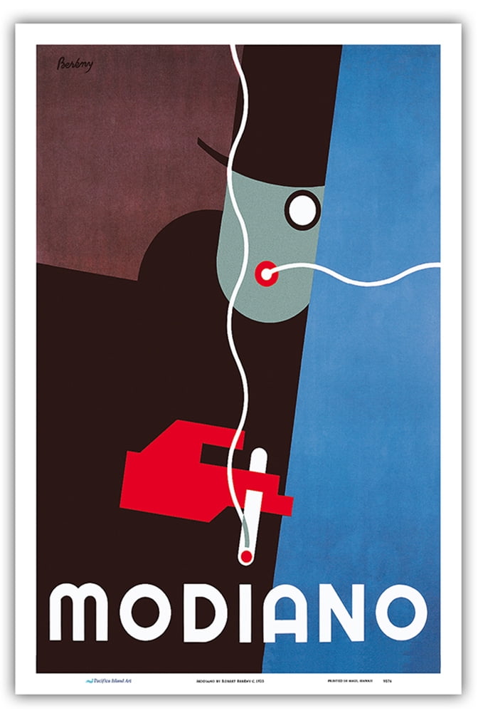 Modiano - Italian Cigarette Rolling Papers - Vintage Advertising Poster ...