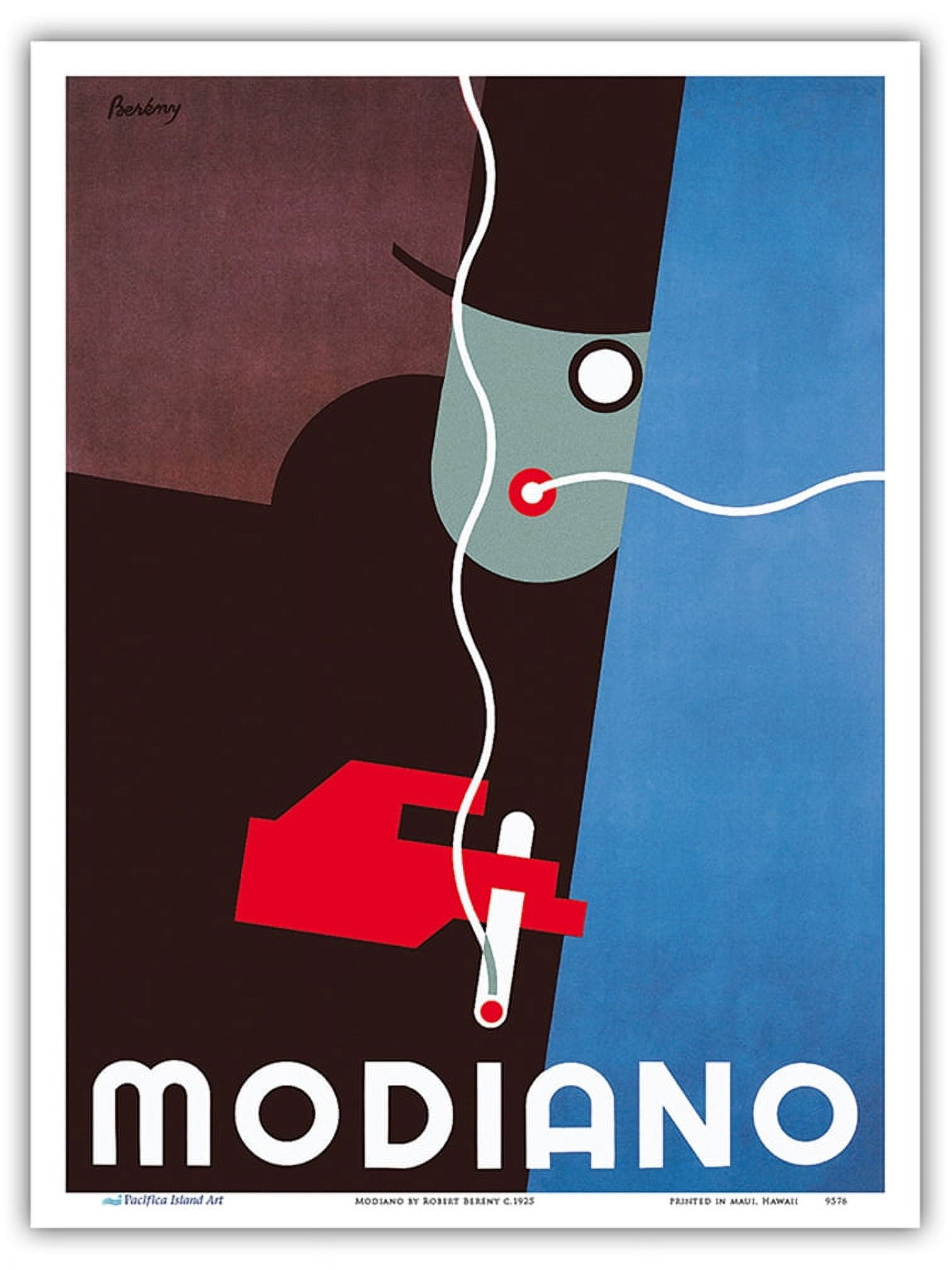 Modiano - Italian Cigarette Rolling Papers - Vintage Advertising Poster ...