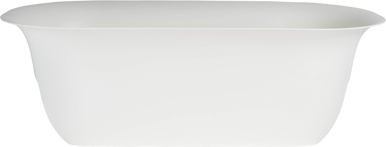 Modica Deck Rail Planter 24" Casper White (MR2409) - Walmart.com