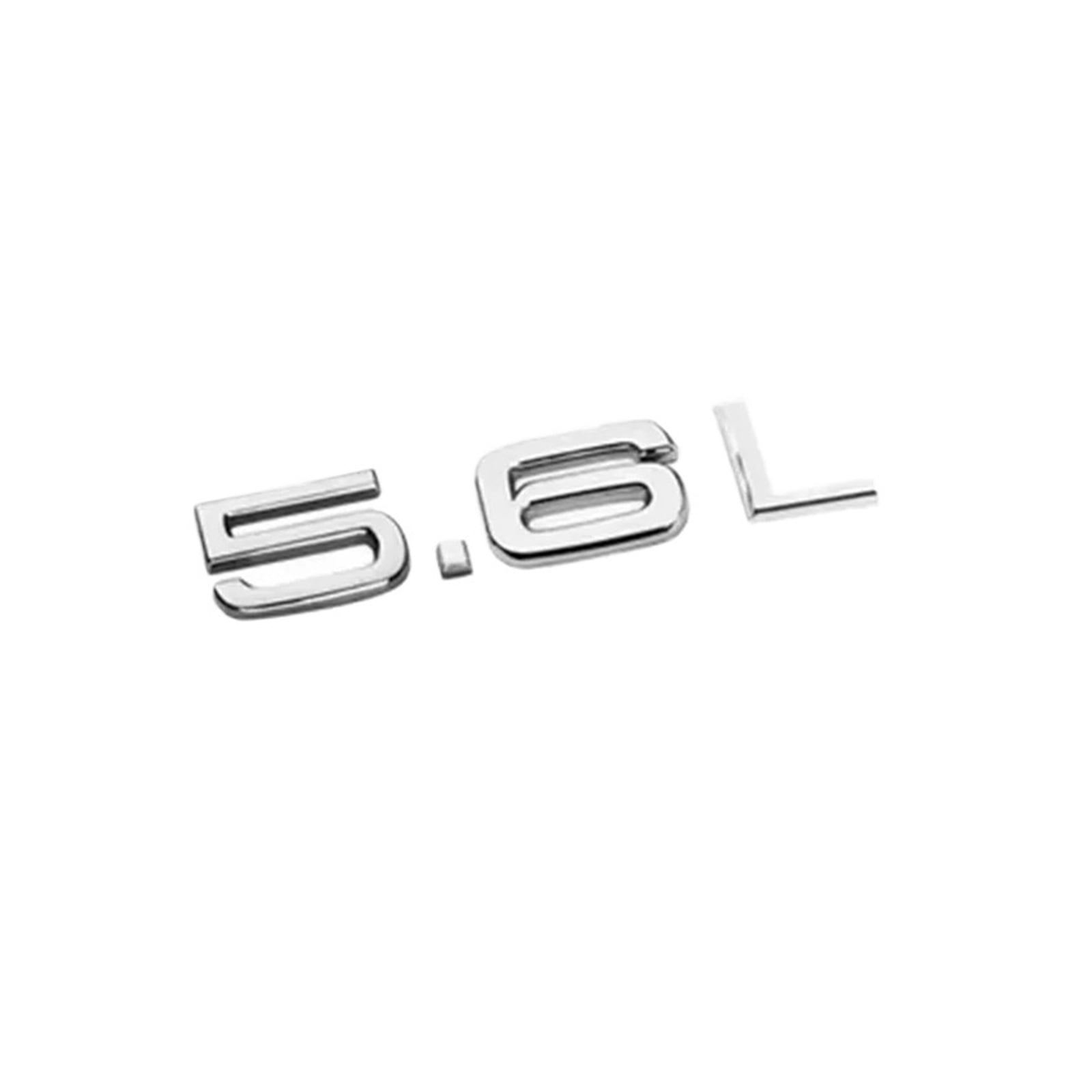Modification Letter Label V8 Emblem 5.6L Digital Label Logo Rear ...