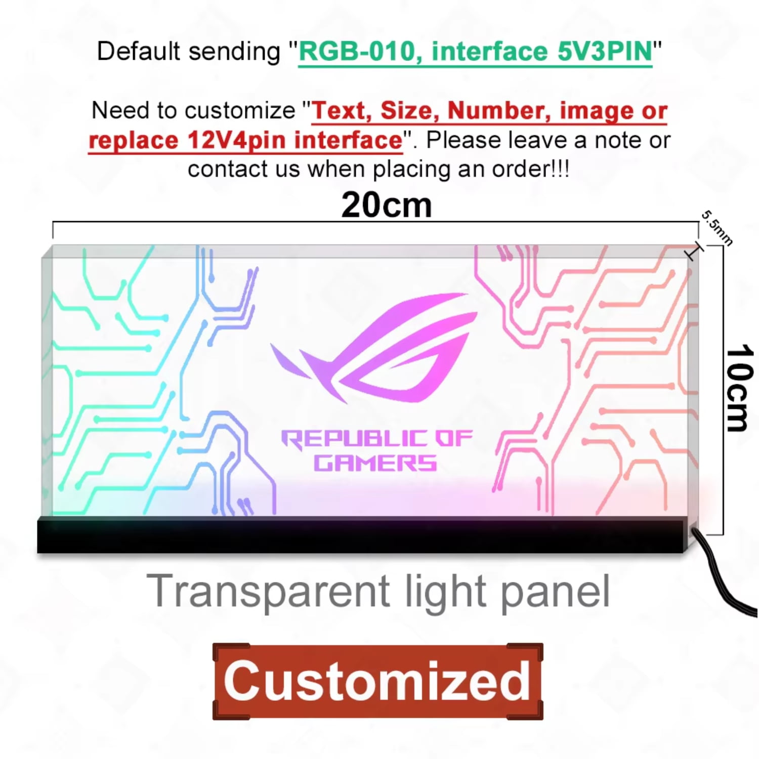 Modified Computer Gamer Case with Customizable Transparent Acrylic ARGB ...