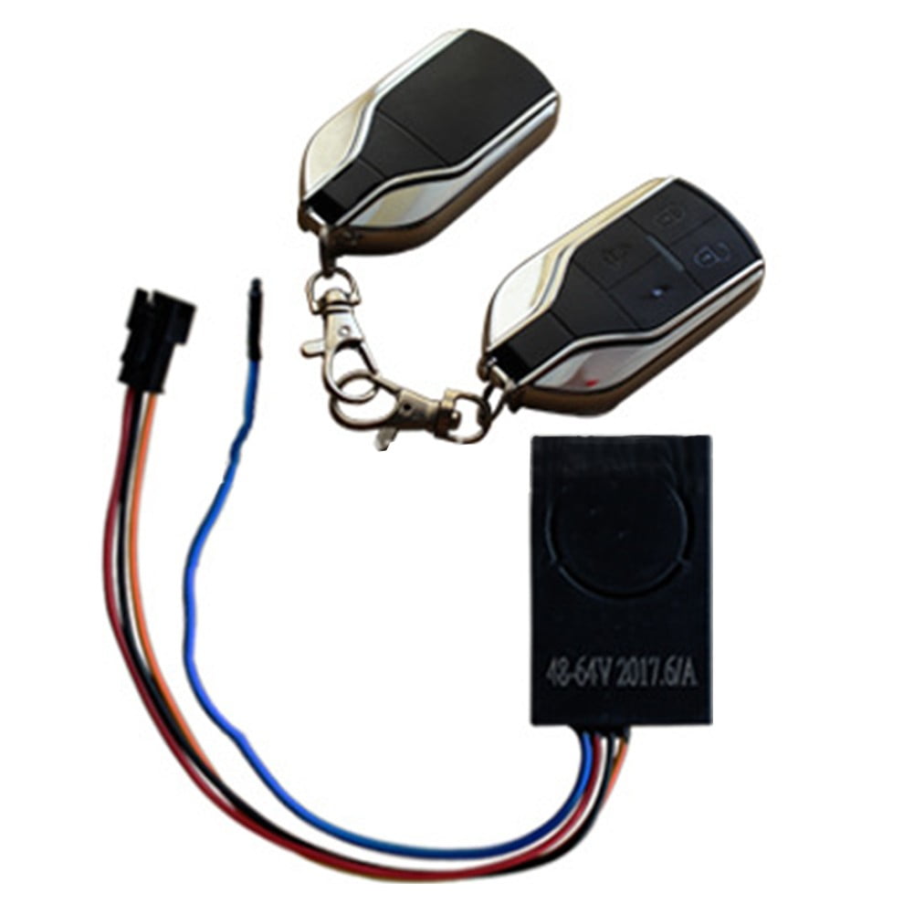 Modified Electric Vehicle Alarm Wireless Remote Anti-Theft Device 36V ...