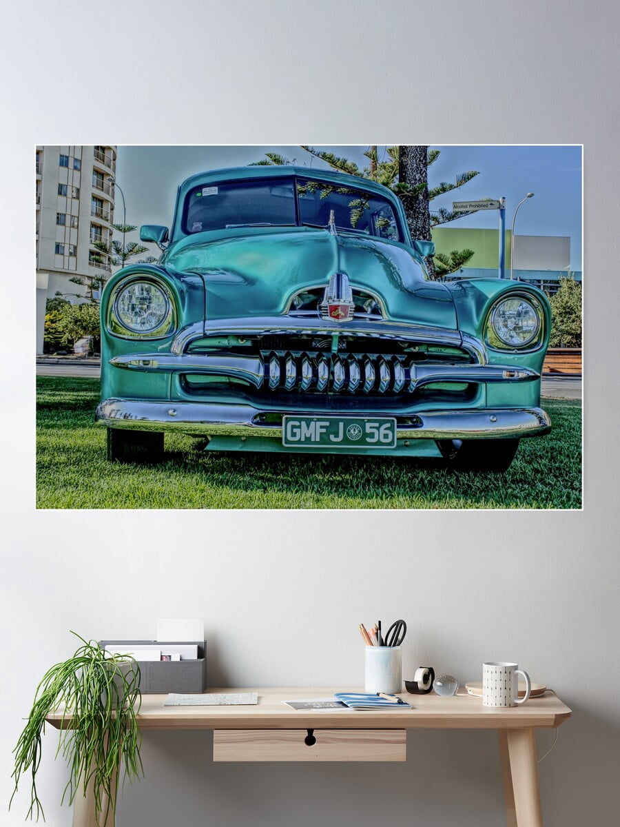 Modified Fj Holden At Wigley Reserve Poster Wall Art, Modern Wall Decor ...