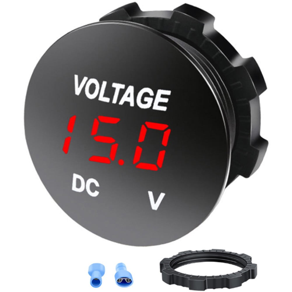 Modified Motorcycle Car Battery Voltmeter Dc Led Digital Display ...