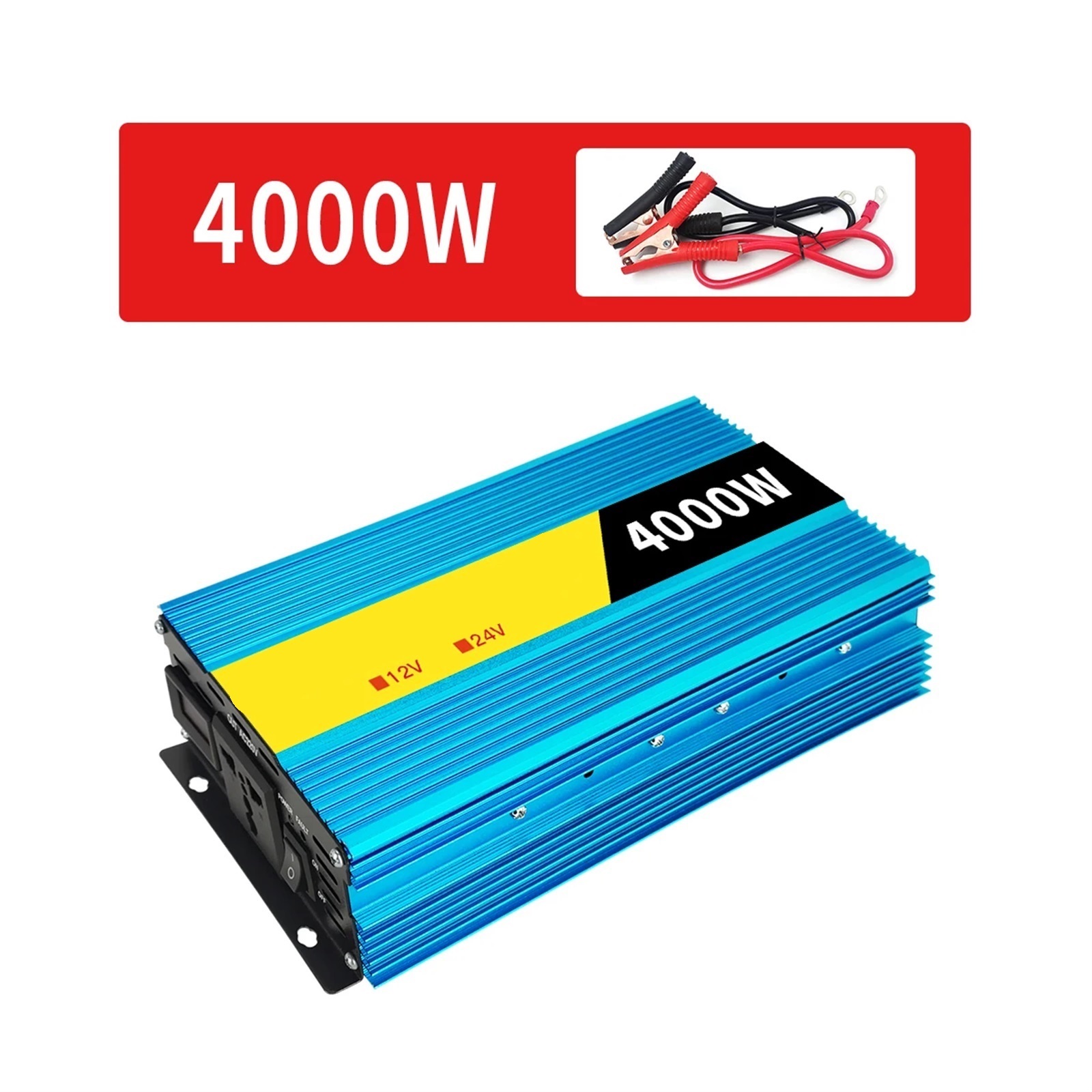 Modified Sine Wave Inverter 3000W Car Power DC12V24V and AC V Auto ...