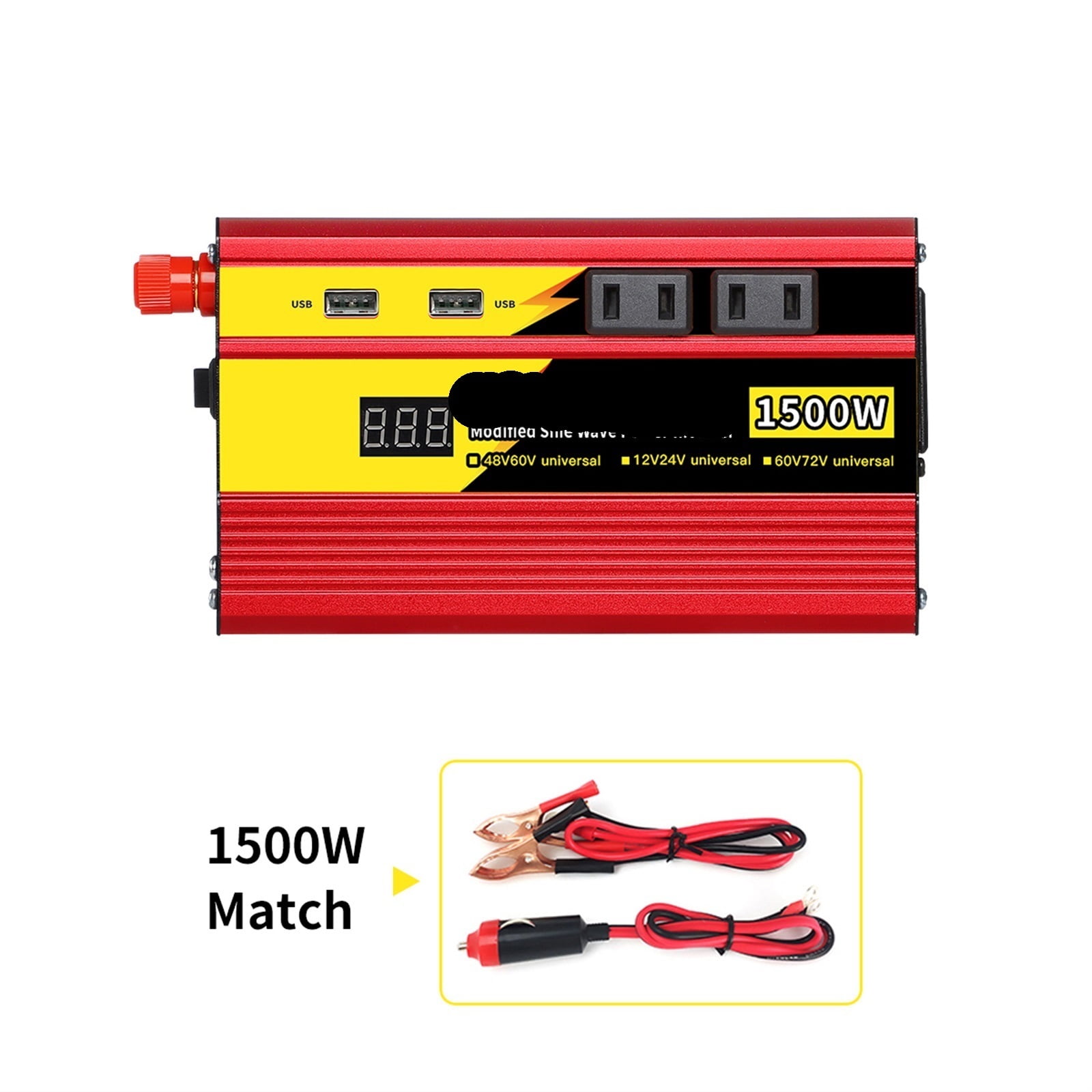Modified Sine Wave Inverter 3000W Car Power DC12V24V and AC V Auto ...