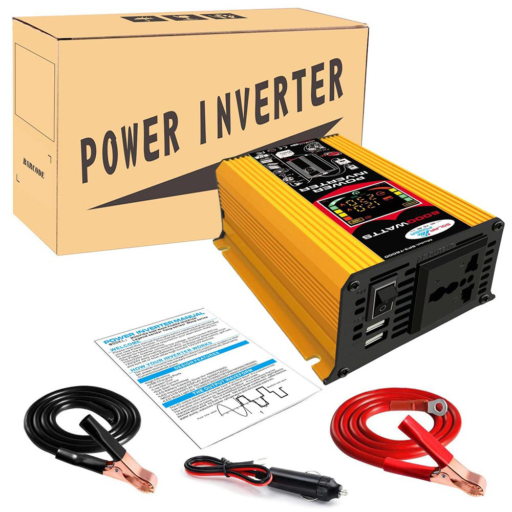 Modified Sine Wave Micro Inverter 12V 220V Converter 6000W Peak Power ...