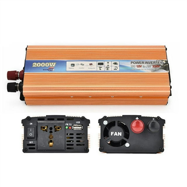 Modified Sine Wave Power Inverter Adapter From 12V To 220 Inverter Sine ...