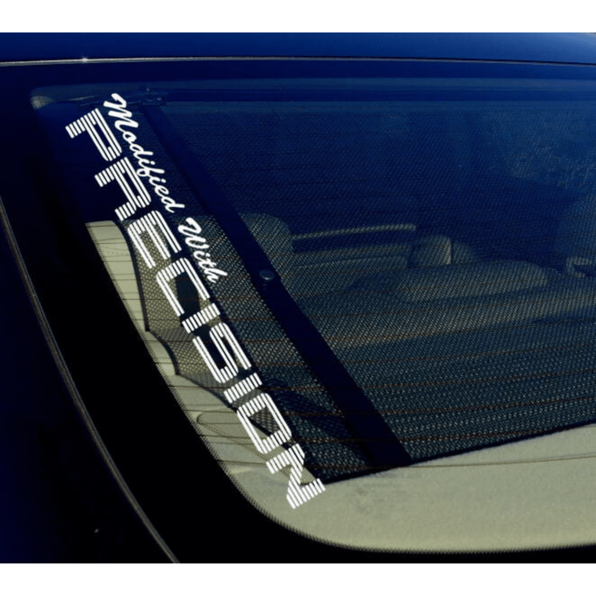 Modified With Precision JDM Race Drift Off Road Windshield Sticker ...