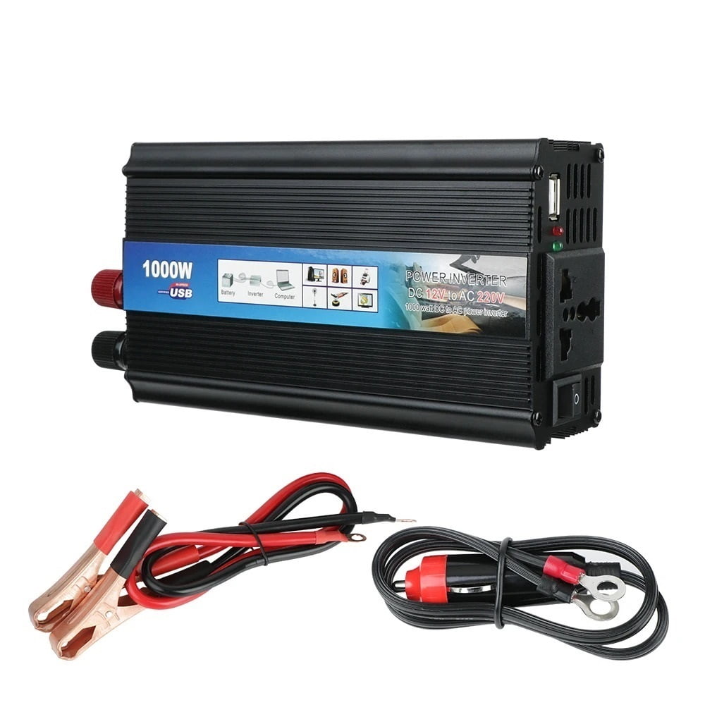 Modified sine wave inverter DC To AC 1000W 2000W Power Inverter Univesal Car Voltage Converter ...