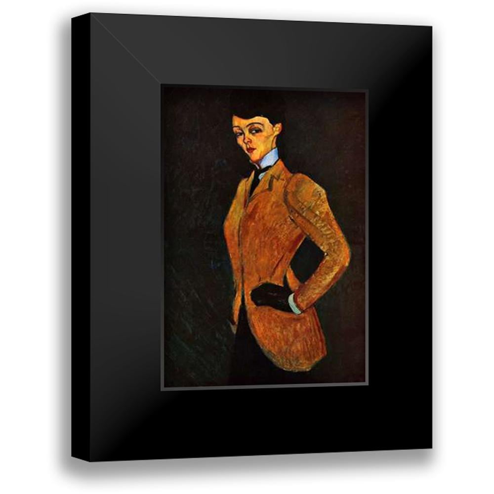 Modigliani, Amedeo 11x14 Black Modern Framed Museum Art Print Titled ...
