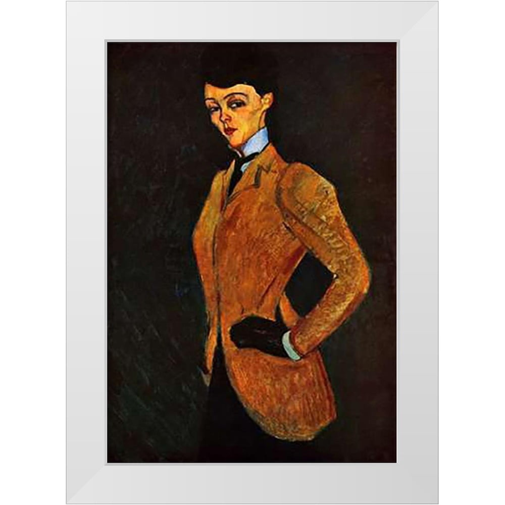 Modigliani, Amedeo 11x14 White Modern Wood Framed Museum Art Print ...