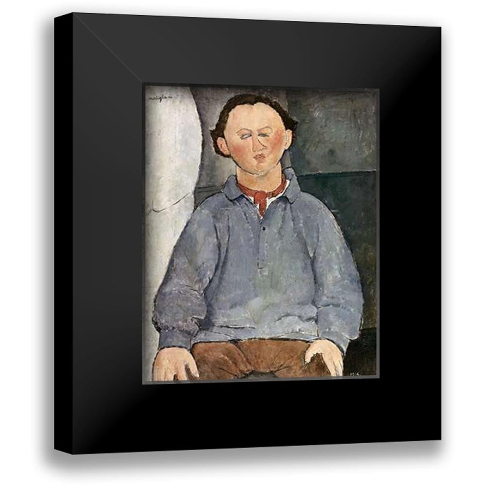 Modigliani, Amedeo 12x14 Black Modern Framed Museum Art Print Titled ...