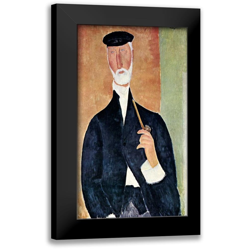 Modigliani, Amedeo 12x18 Black Modern Framed Museum Art Print Titled ...