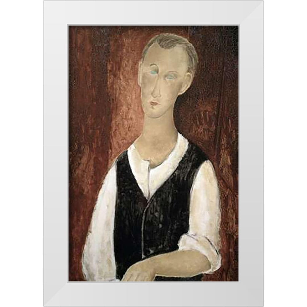 Modigliani, Amedeo 13x18 White Modern Wood Framed Museum Art Print ...