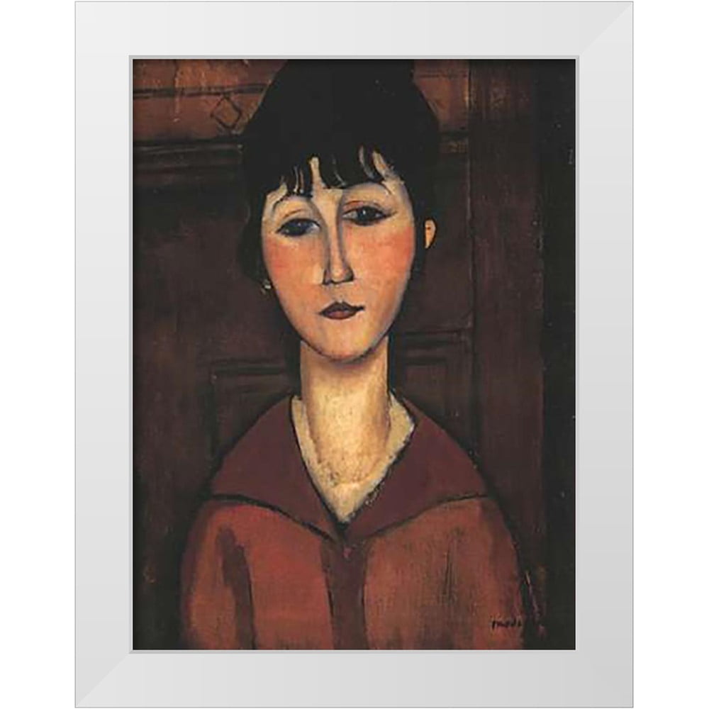 Modigliani, Amedeo 15x18 White Modern Wood Framed Museum Art Print ...