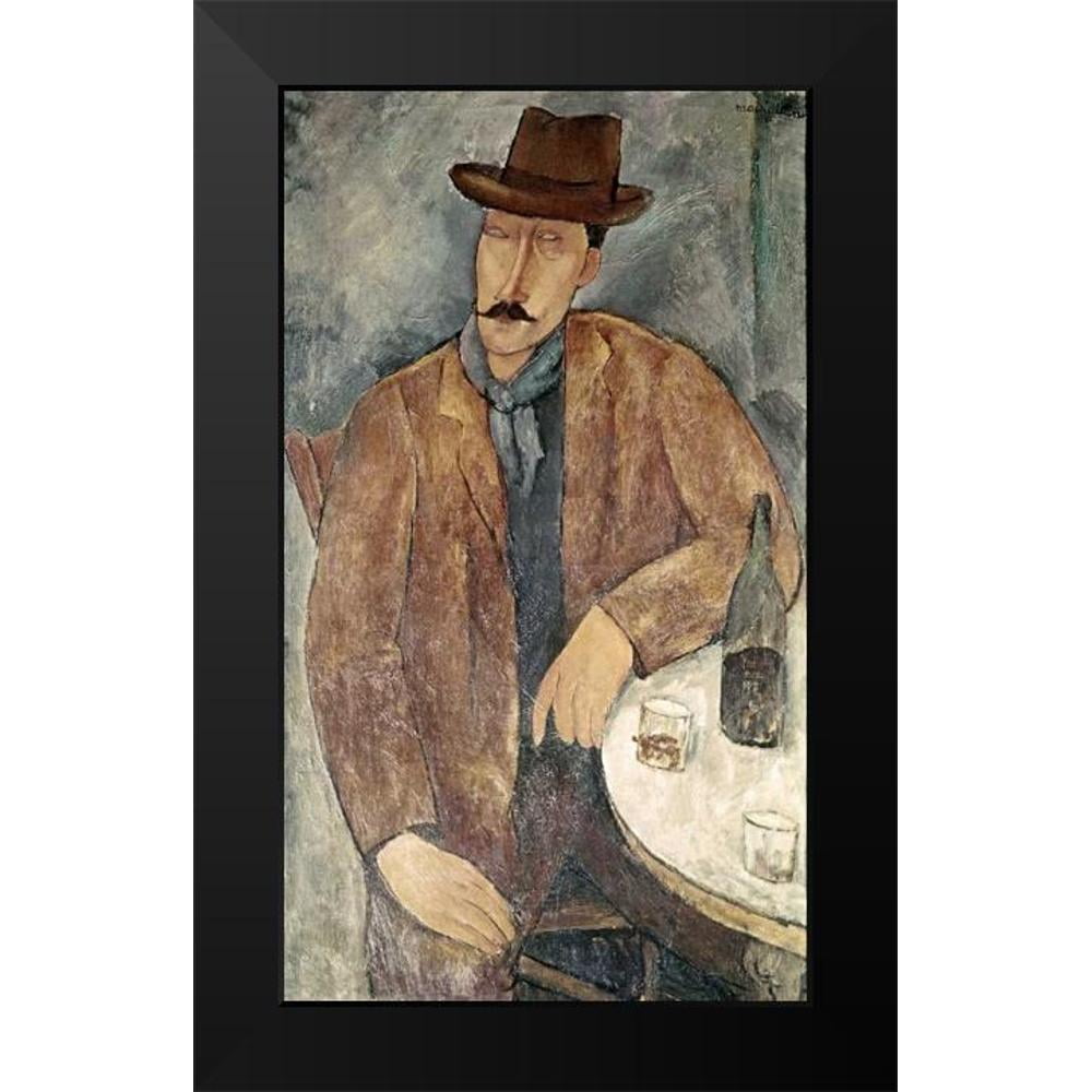 Modigliani, Amedeo 16x24 Black Modern Framed Museum Art Print Titled ...