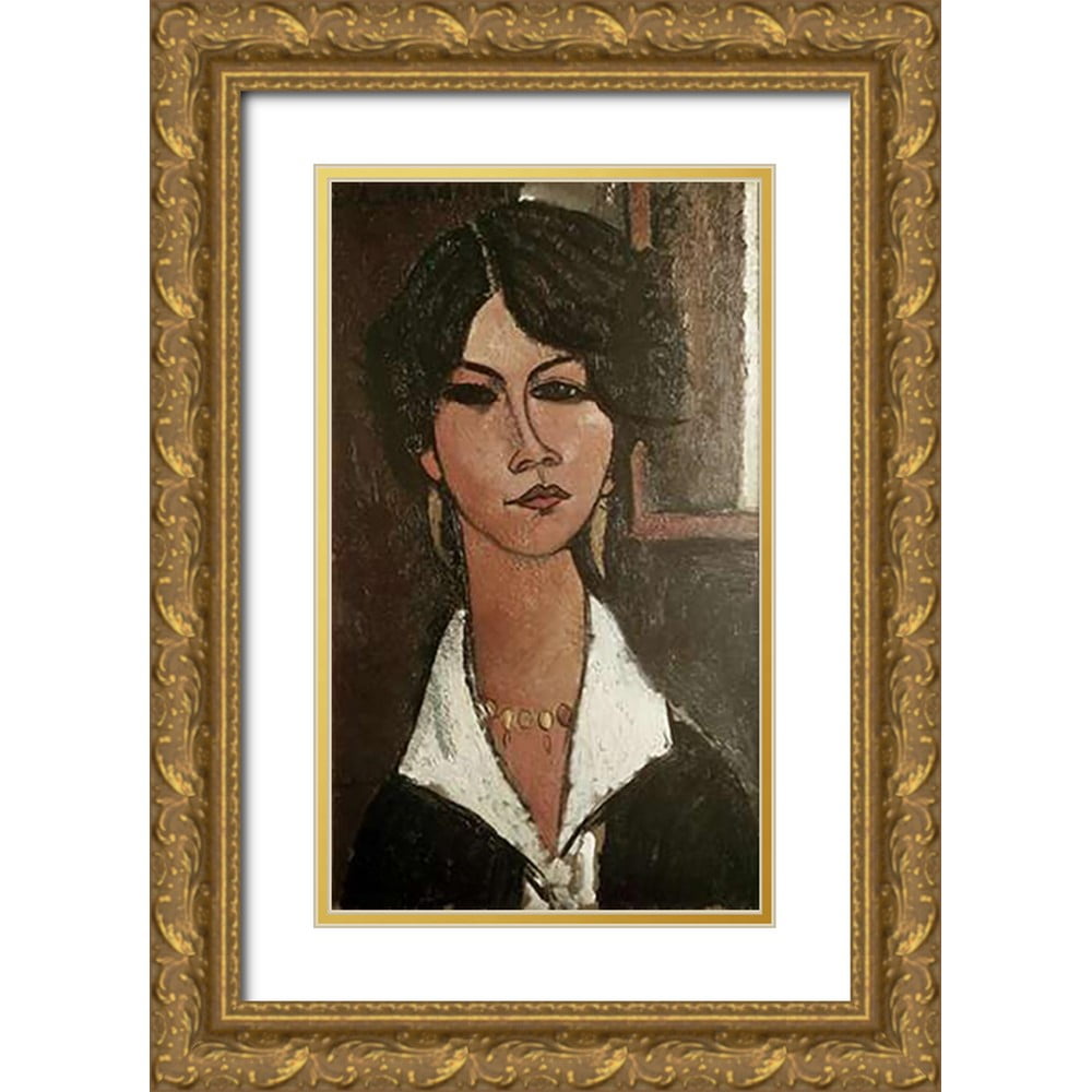 Modigliani, Amedeo 16x24 Gold Ornate Wood Framed with Double Matting ...