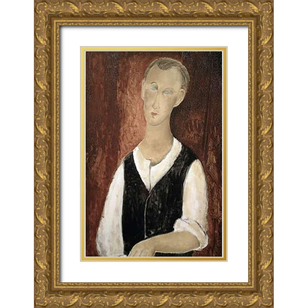 Modigliani, Amedeo 23x32 Gold Ornate Wood Framed with Double Matting ...