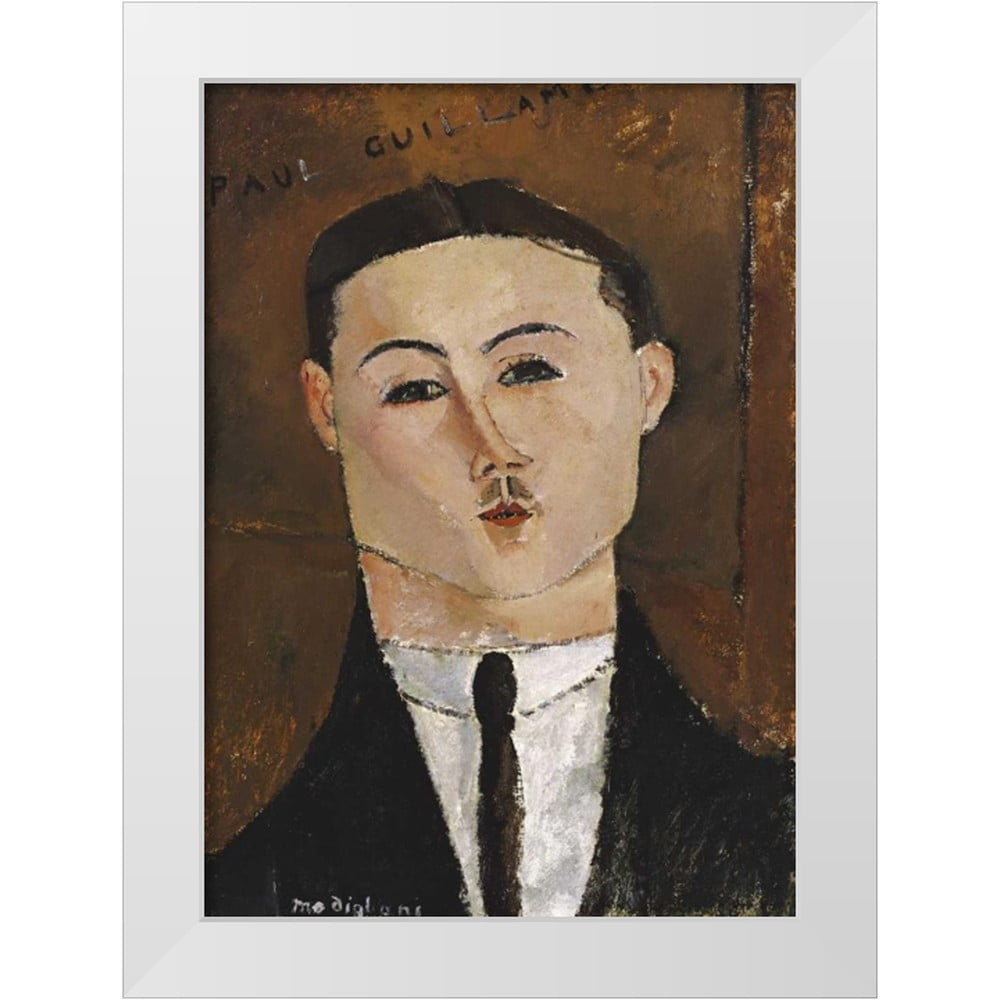 Modigliani, Amedeo 24x32 White Modern Wood Framed Museum Art Print ...