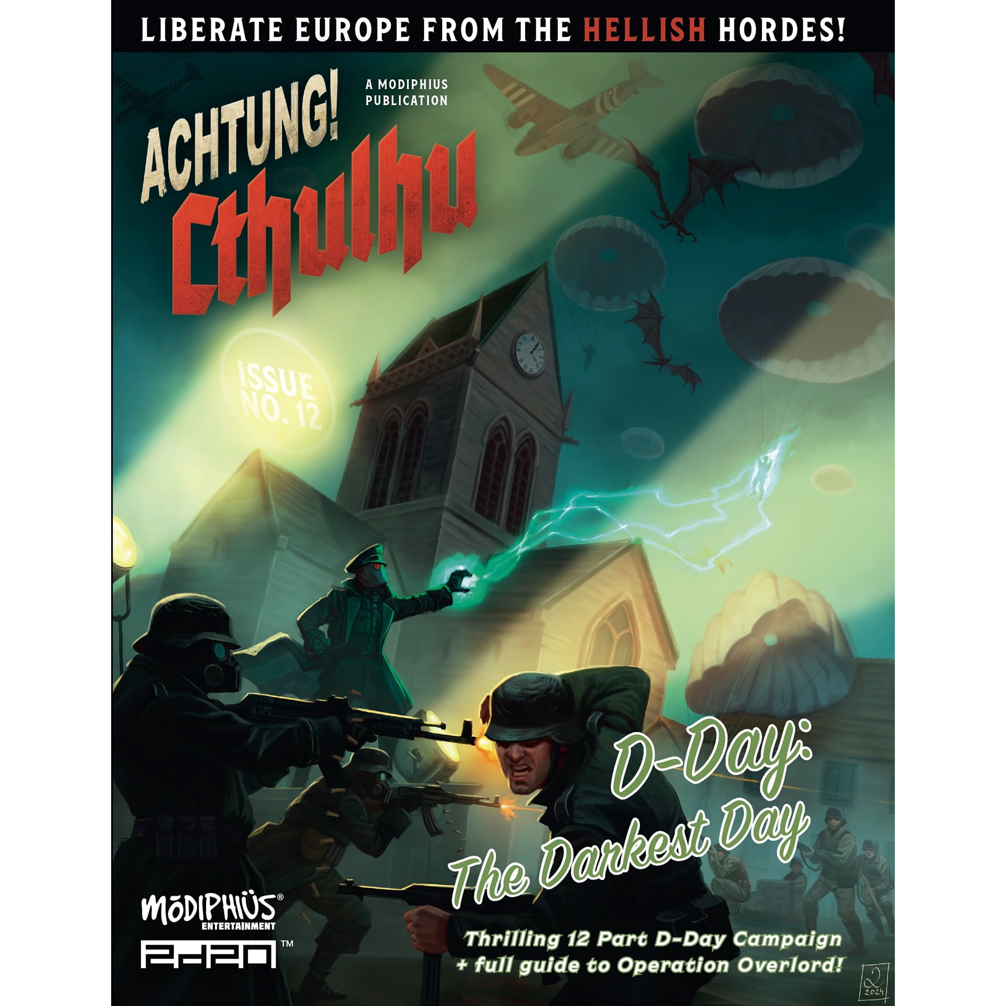 Modiphius Entertainment: Achtung! Cthulhu 2d20 - D-Day: The Darkest Day ...