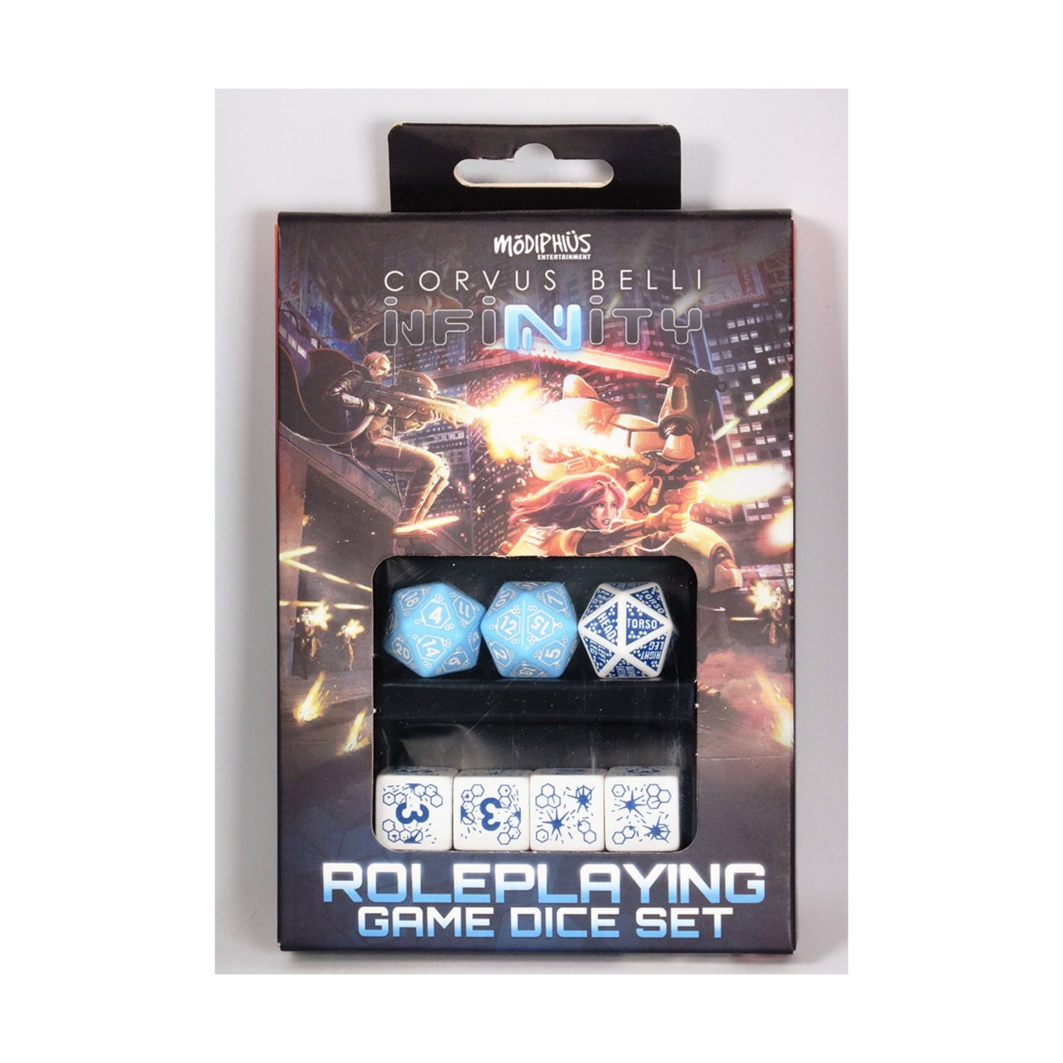 Modiphius Entertainment Dice Set - Pan Oceania (7) New - Walmart.com